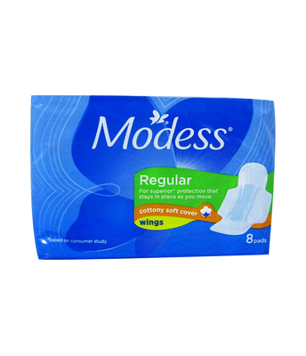 MODESS Regular with Wings 8's price in the Philippines | MedsGo Pharmacy